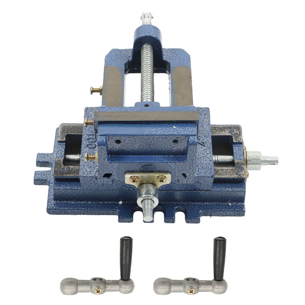 findmall 4" Cross Drill Press Vise Slide Milling 2 Way Clamp Machine ...