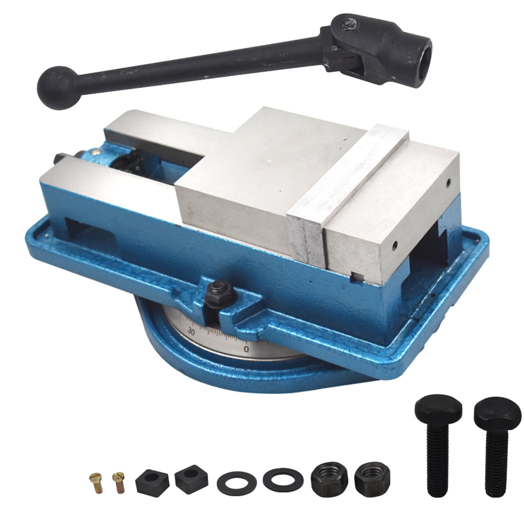 findmall Heavy Duty Steel Construction 5 Inch Parallel-Jaw Mill Vise ...