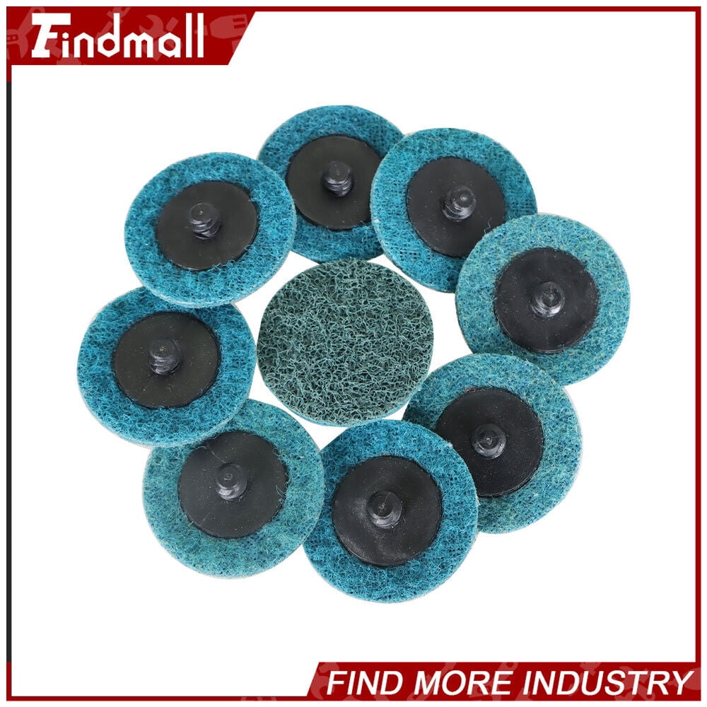 findmall 50Pcs 2" Fine Surface Conditioning Discs Roll Lock Grinder ...