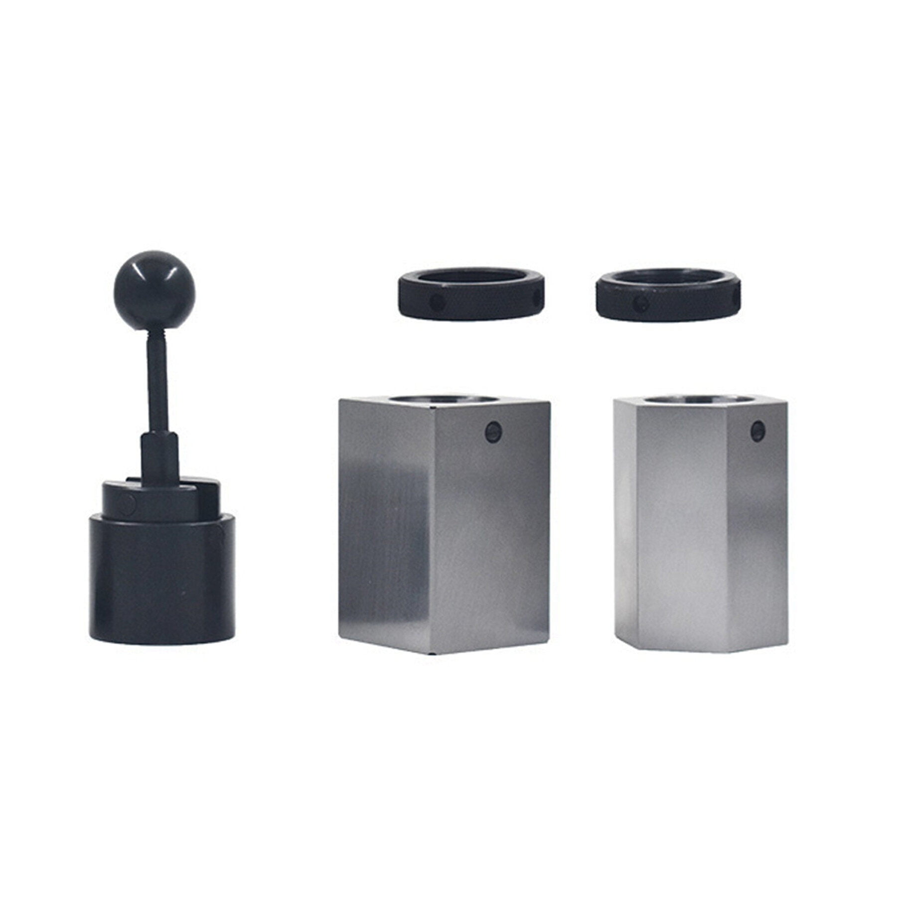 findmall 5C-CB 5C Collet Block Set Square Hex Rings Collet Closer ...