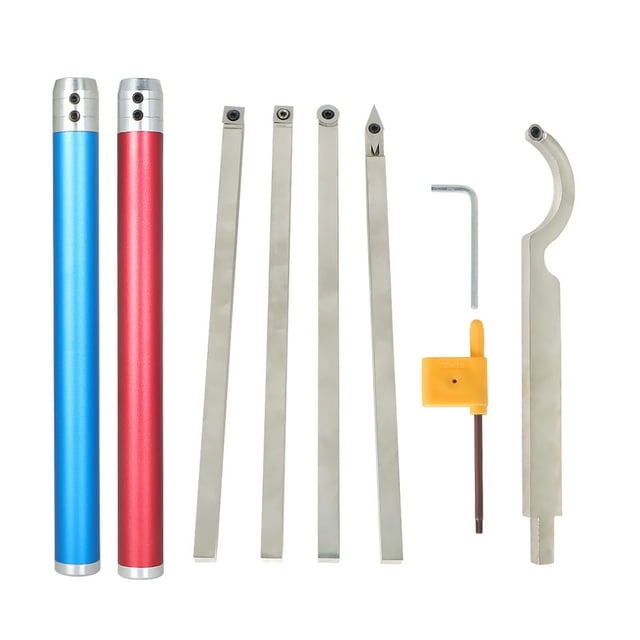 findmall 7Pcs Carbide Tipped Wood Lathe Turning Tools Set, 20" Full ...