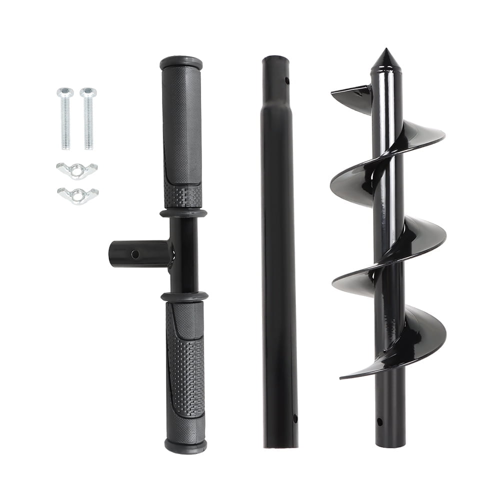 findmall Hand Operated Auger Drill Bit For Planting T Shaped 4"x24 ...