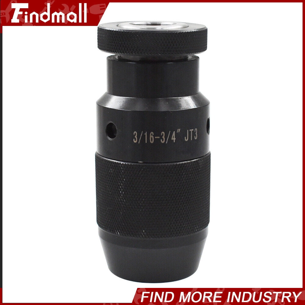 findmall JT3 Jacobs Taper #3 3/16-3/4" Pro-Series 3JT Keyless Drill ...