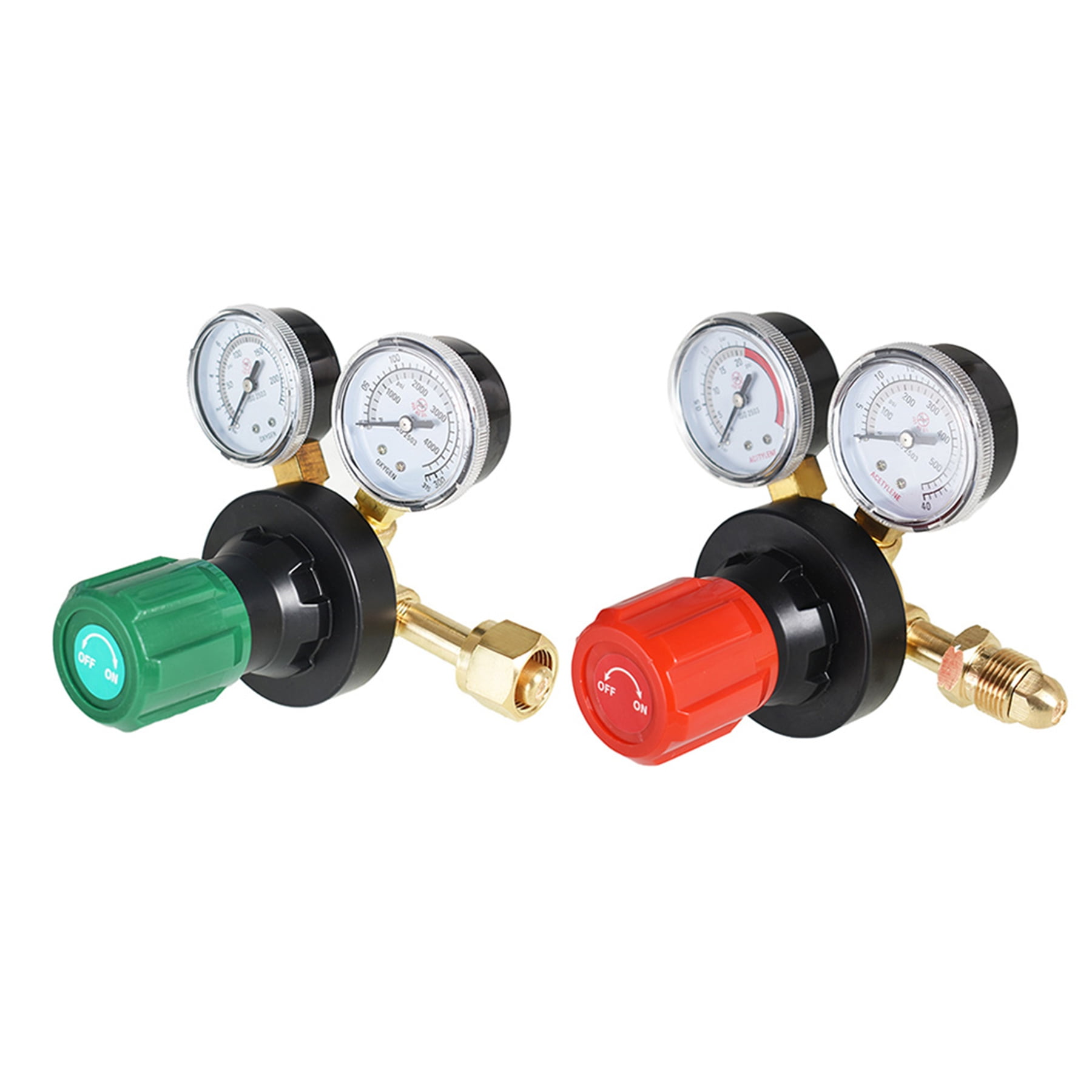 findmall Oxygen CGA 540 and Acetylene CGA 510 Regulators Combo ...