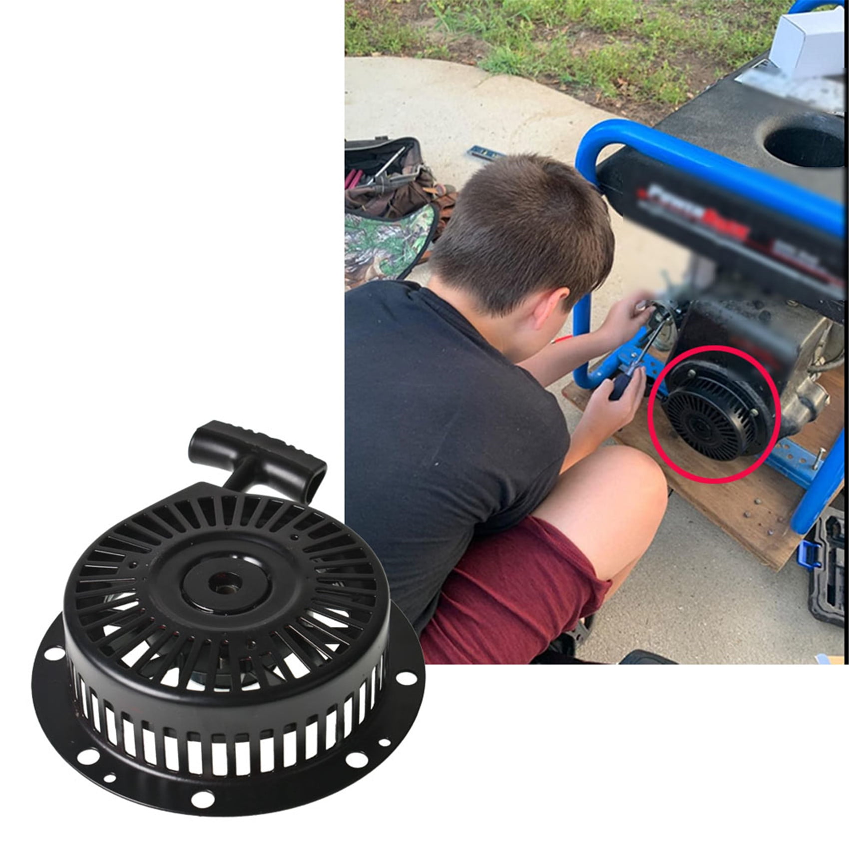 findmall Recoil Starter Replacement for Coleman Powermate Maxa 5000 ER ...