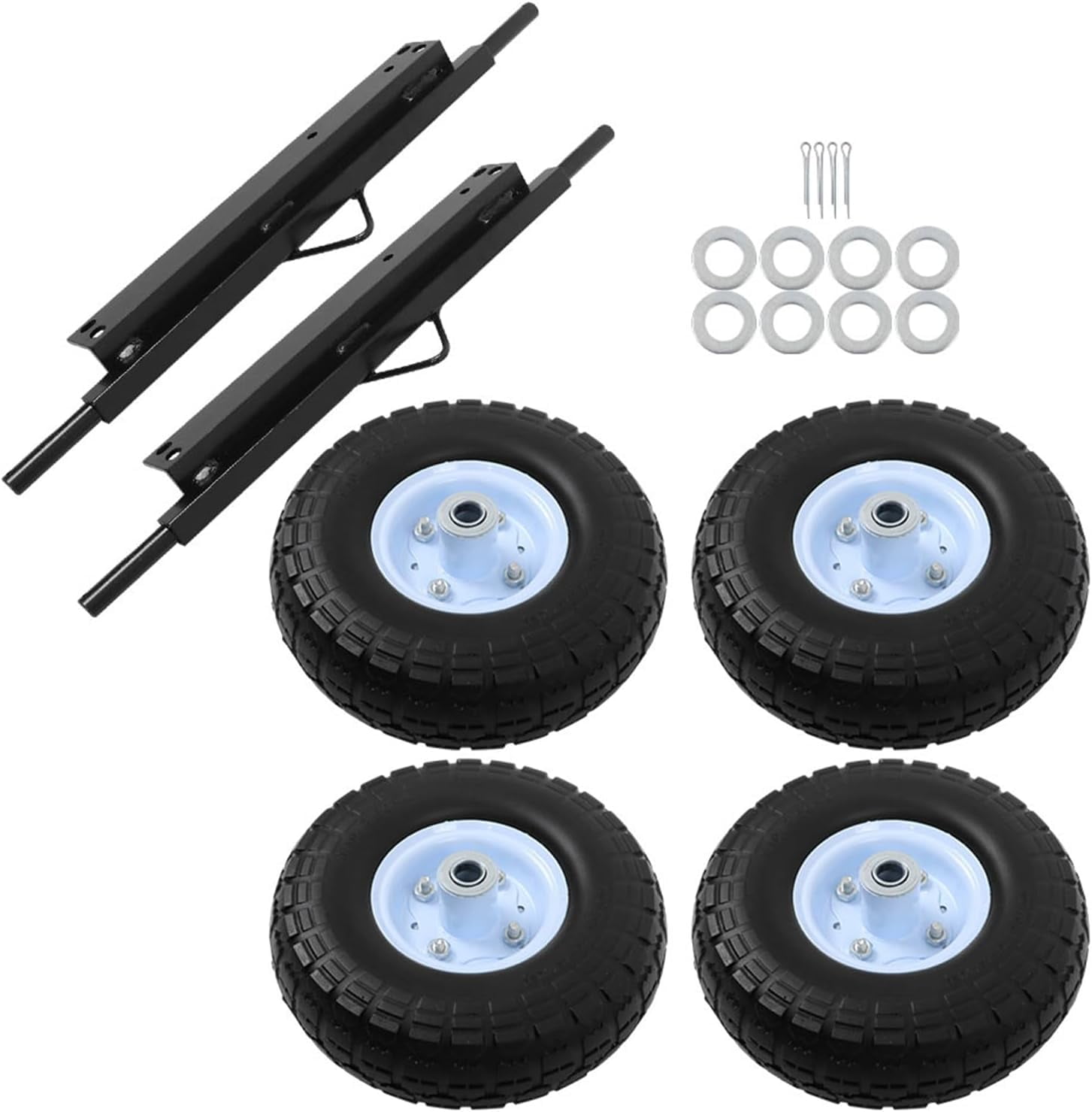 findmall Wheel Kit Replacement for Generator EU3000is,All Terrain Solid ...