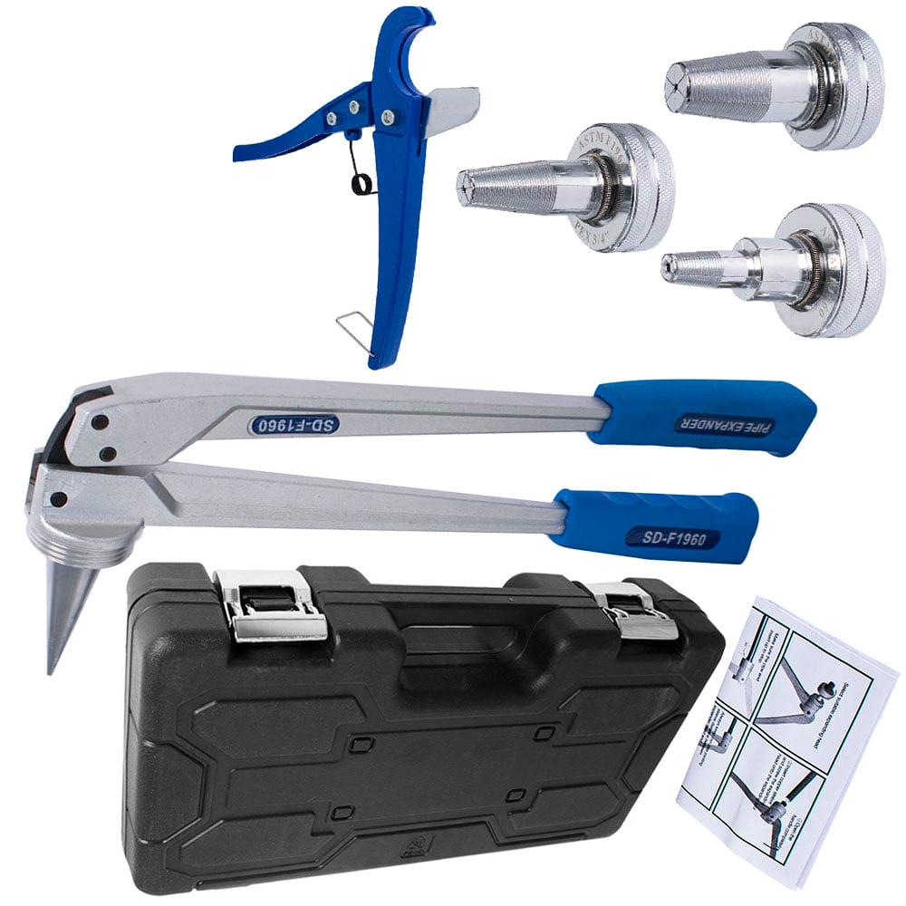 findmall With 1/2" 3/4" 1" Expander Heads PEX Expansion Tool Kit Tube ...