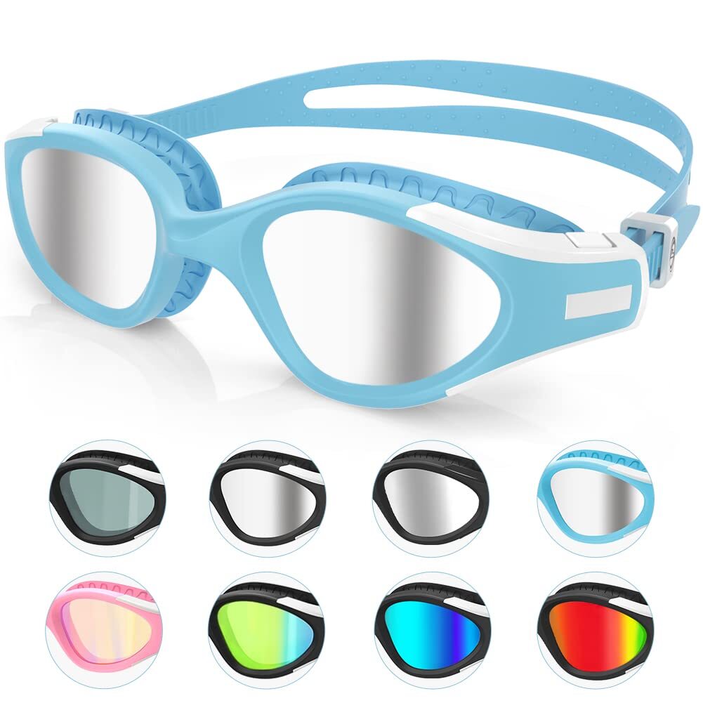 findway Swim Goggles, Polarized Swimming Goggles for Men Women Adult ...