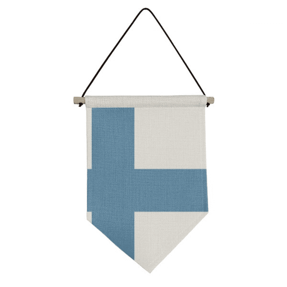 finland national flag eu country Canvas Flag Hanging Wall Art Decor ...