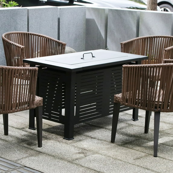 fire pit multifunctional chinese hibachi cooking tea bbq grill patio grill stove table outdoor ...