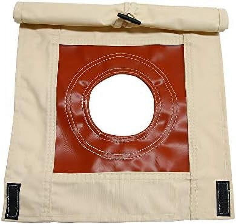 Fire-Resistant Stove Jack Hole Accessory with Flap Covered for 4 ...