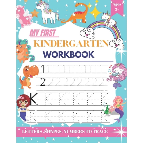 ABC 123 My first kindergarten workbook: Preschool Practice Handwriting ...