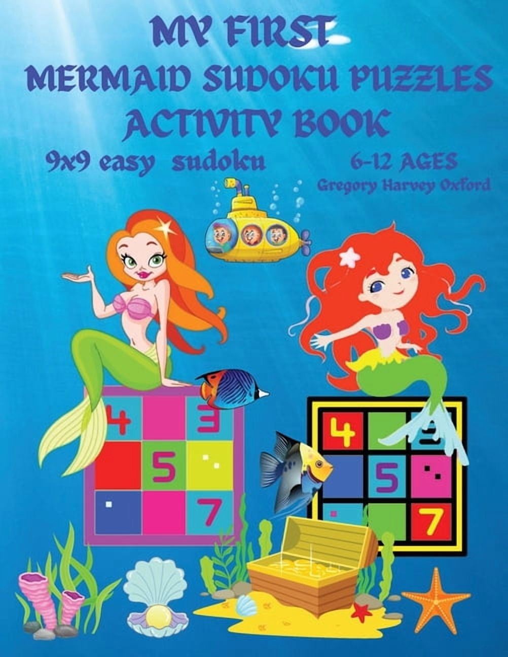 My first mermaid sudoku puzzles book for kids: Great gift for boys ...