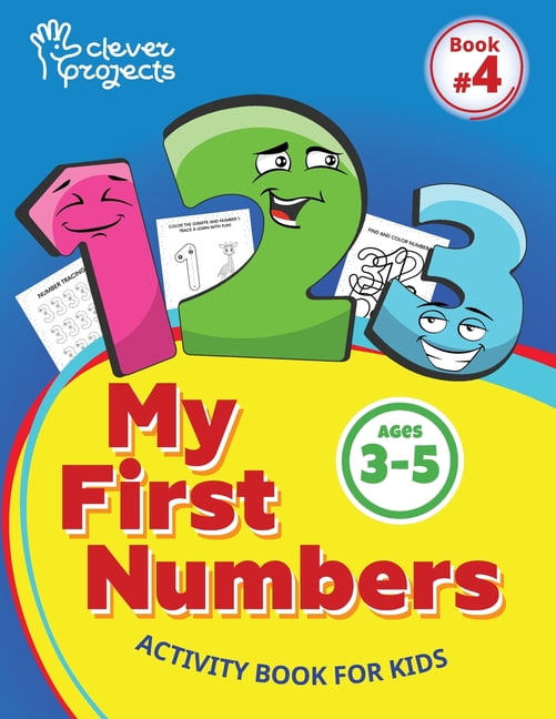 My first numbers activity book for Pre-K and Kindergarten kids age 3-5 ...