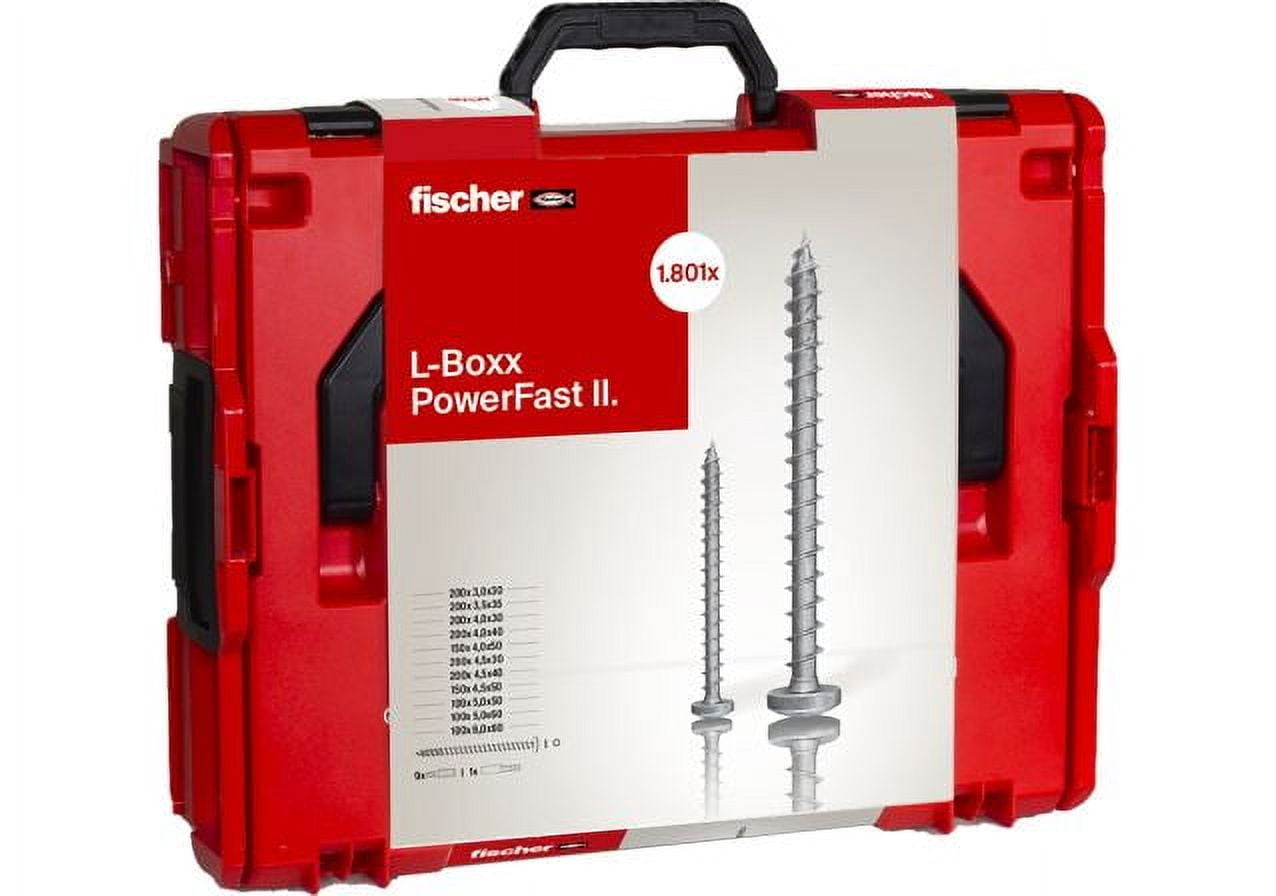 fischer L-BOXX 102 PowerFast II PH Screws With Full And Partial Thread ...