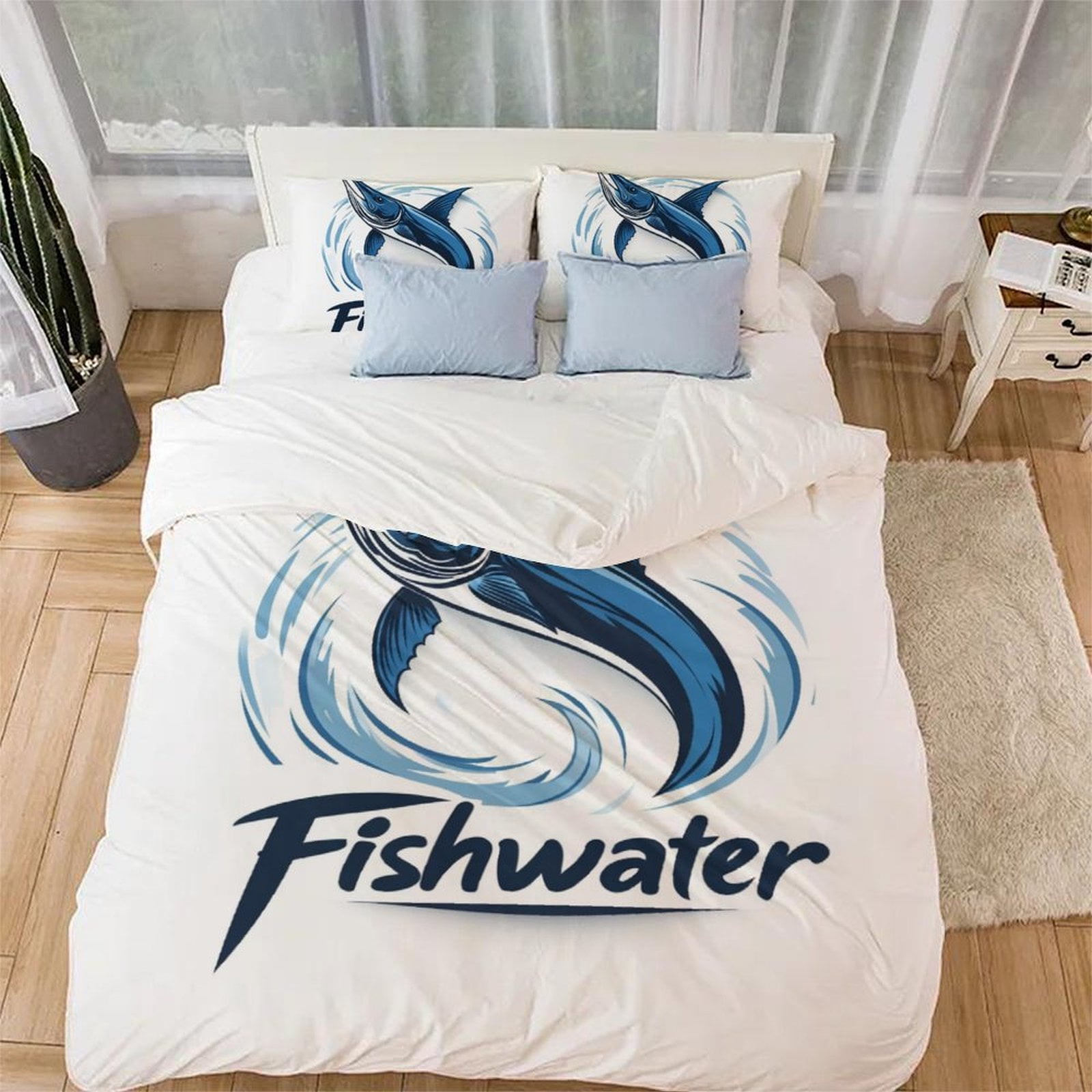 fish 3D Printed Duvet Cover Quilt Cover Comforter Covers Bedding Set ...