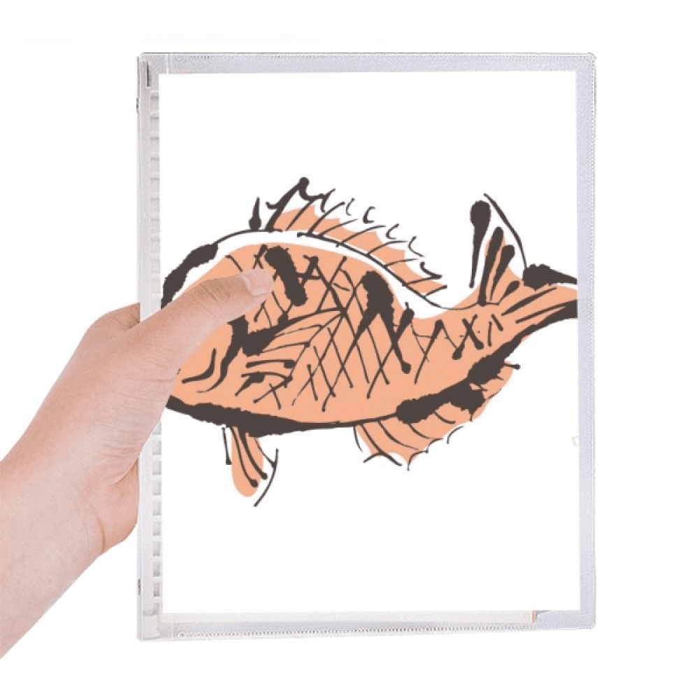fish animal cartoon notebook loose diary refillable journal statiry ...