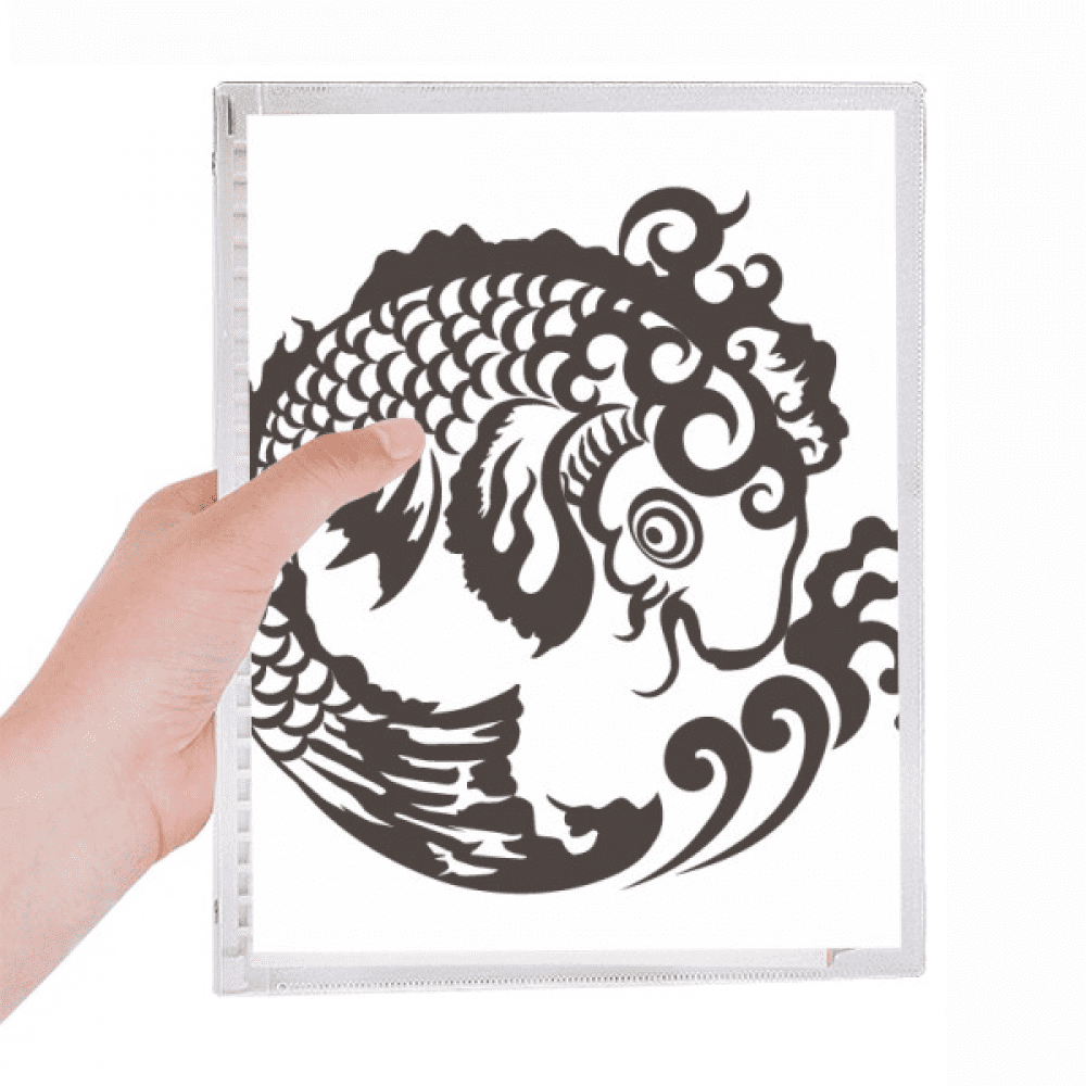 fish animal chinese japanese water notebook loose diary refillable ...