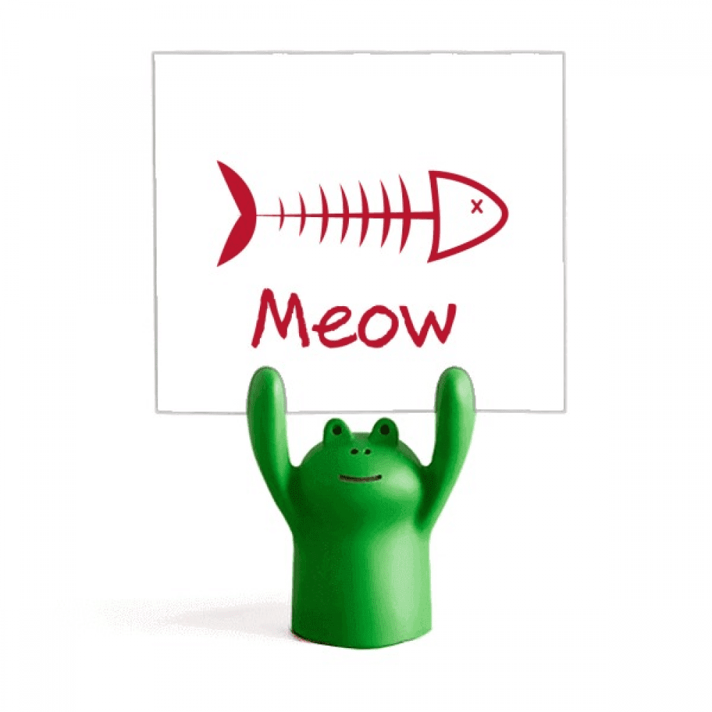 fish b mewing animal cartoon Memo Holder Cartoon Animal Frog Stand ...