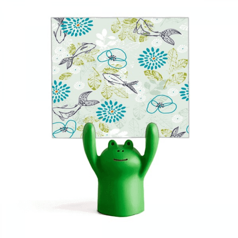fish flower blue animal Memo Holder Cartoon Animal Frog Stand ...