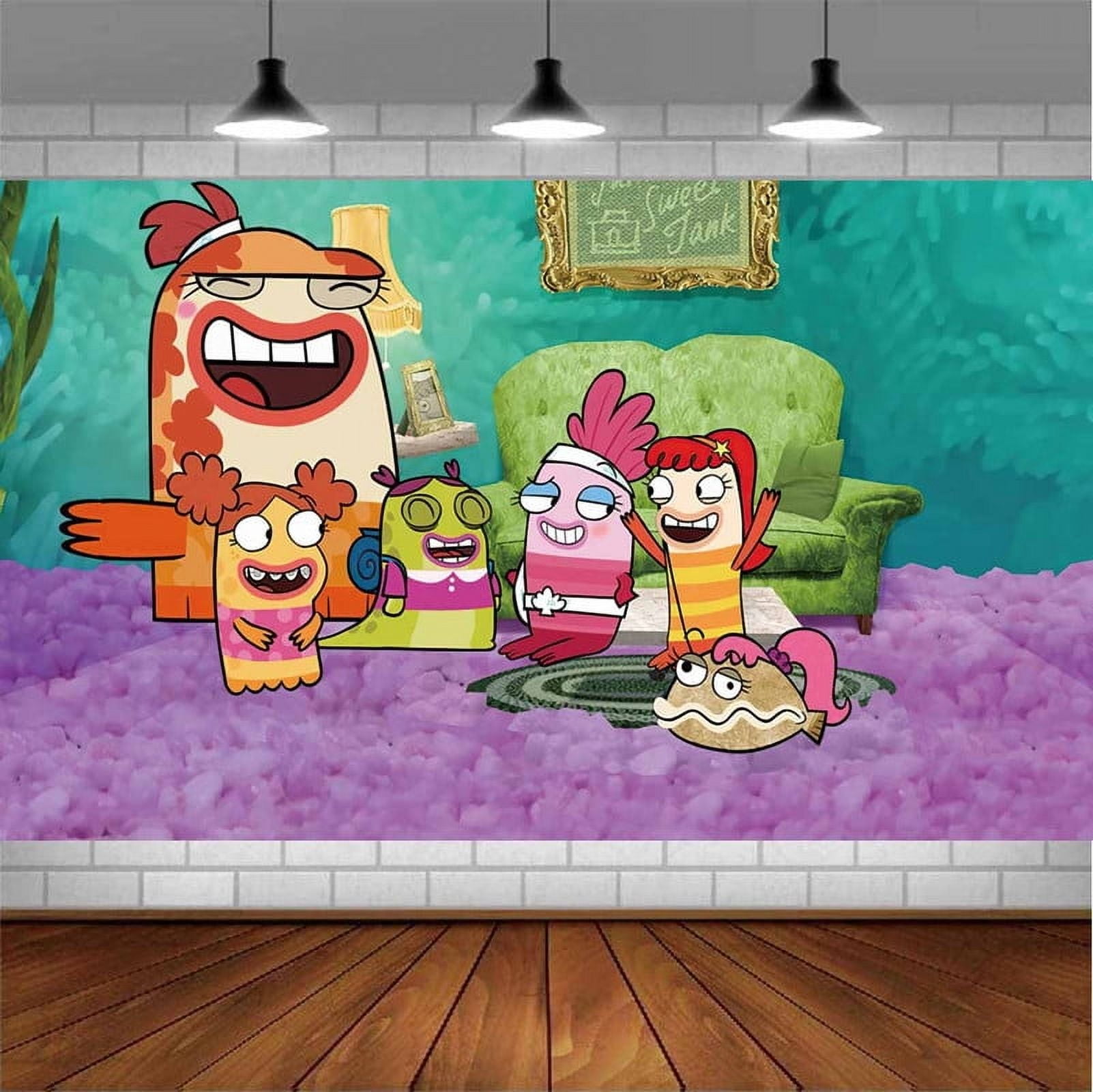 fish hooks Backdrop Banner Party Supplies Poster Movie Theme Background ...