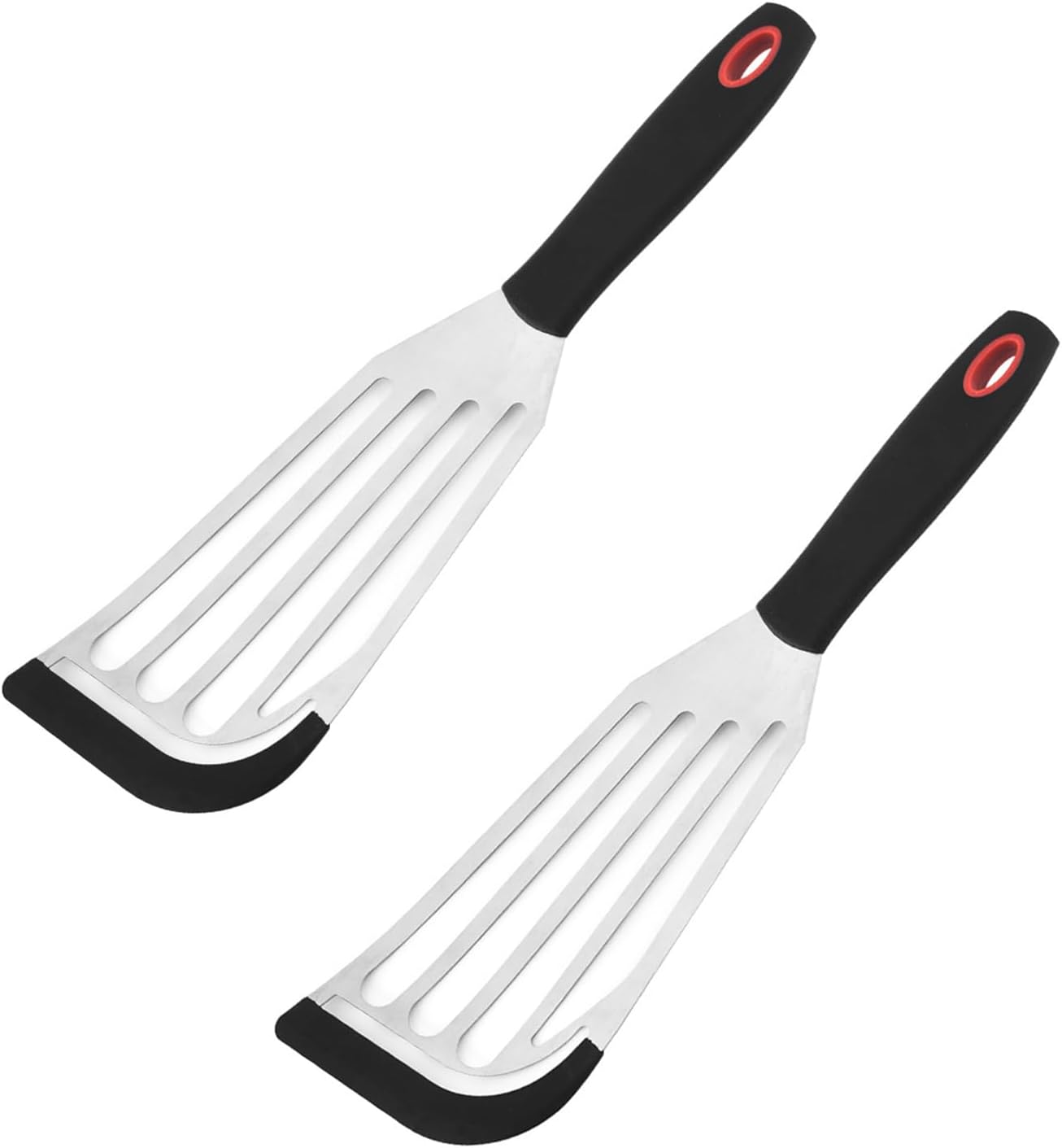 **fish spatula turner 2 pack, heat resistant stainless steel spatulas ...
