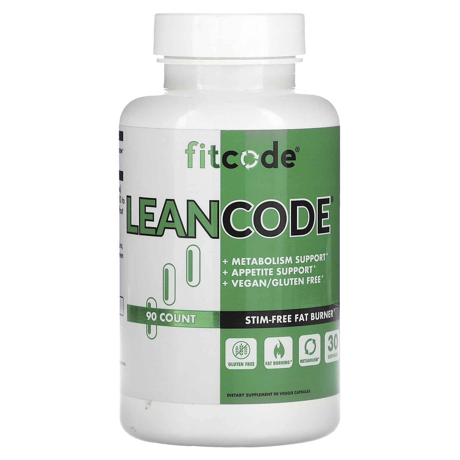 fitcode LeanCode , 90 Veggie Capsules - Walmart.com
