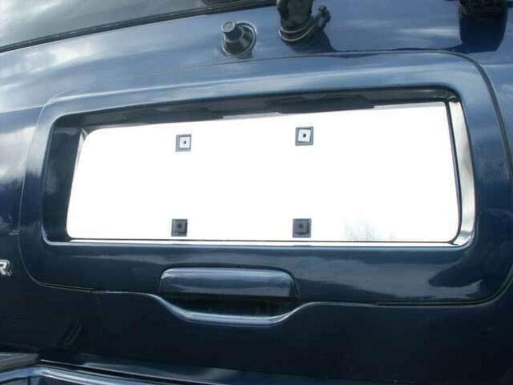 fits 2002-2009 Chevrolet Trailblazer (1 Piece Stainless License Plate ...