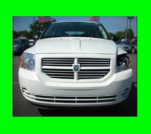 fits 2007-2010 Dodge Caliber Chrome Grill Grille KIT 2008 2009 07 08 09 ...