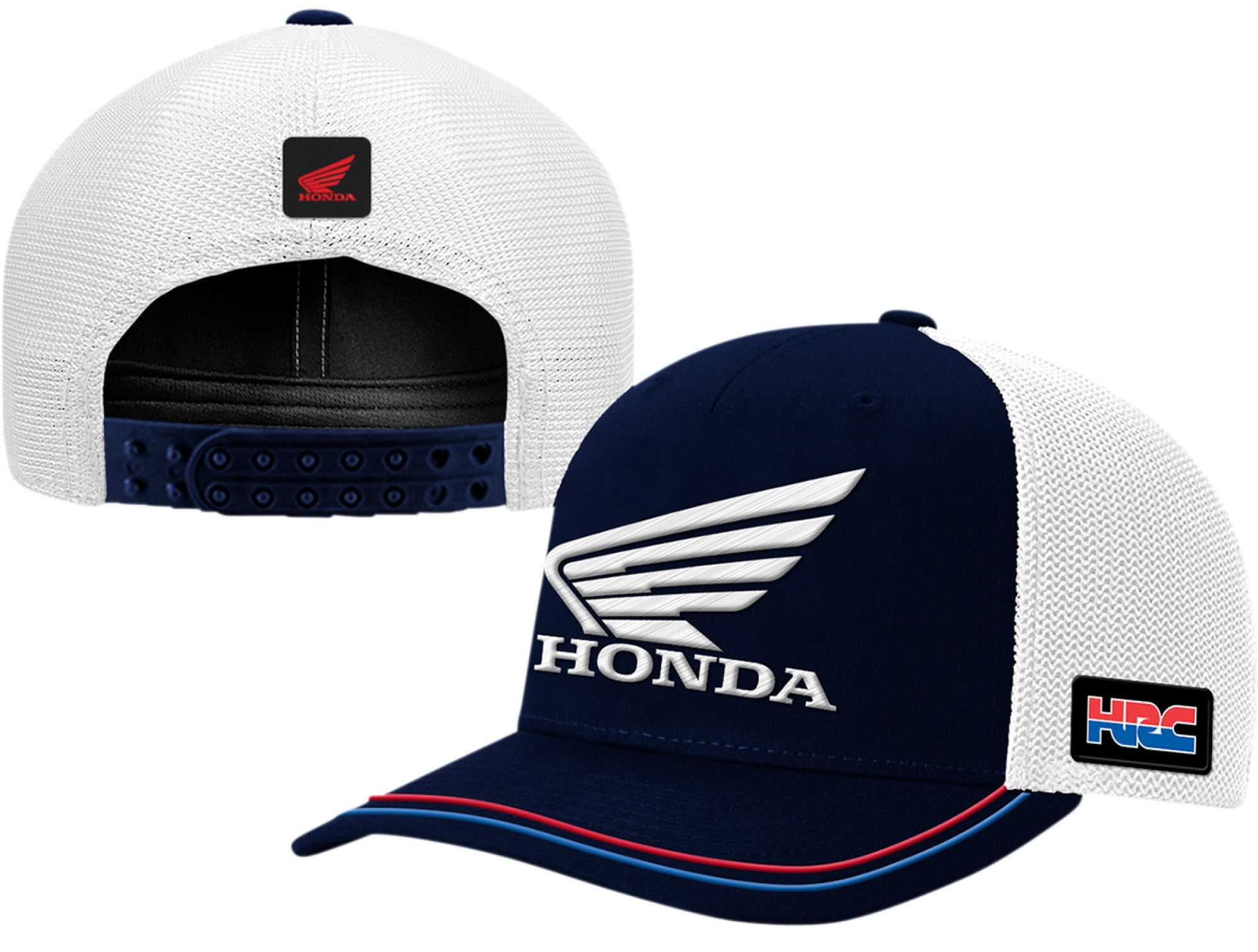 Honda Apparel Honda Hrc Hat - Navy/White Np21A-H2489 - Walmart.com