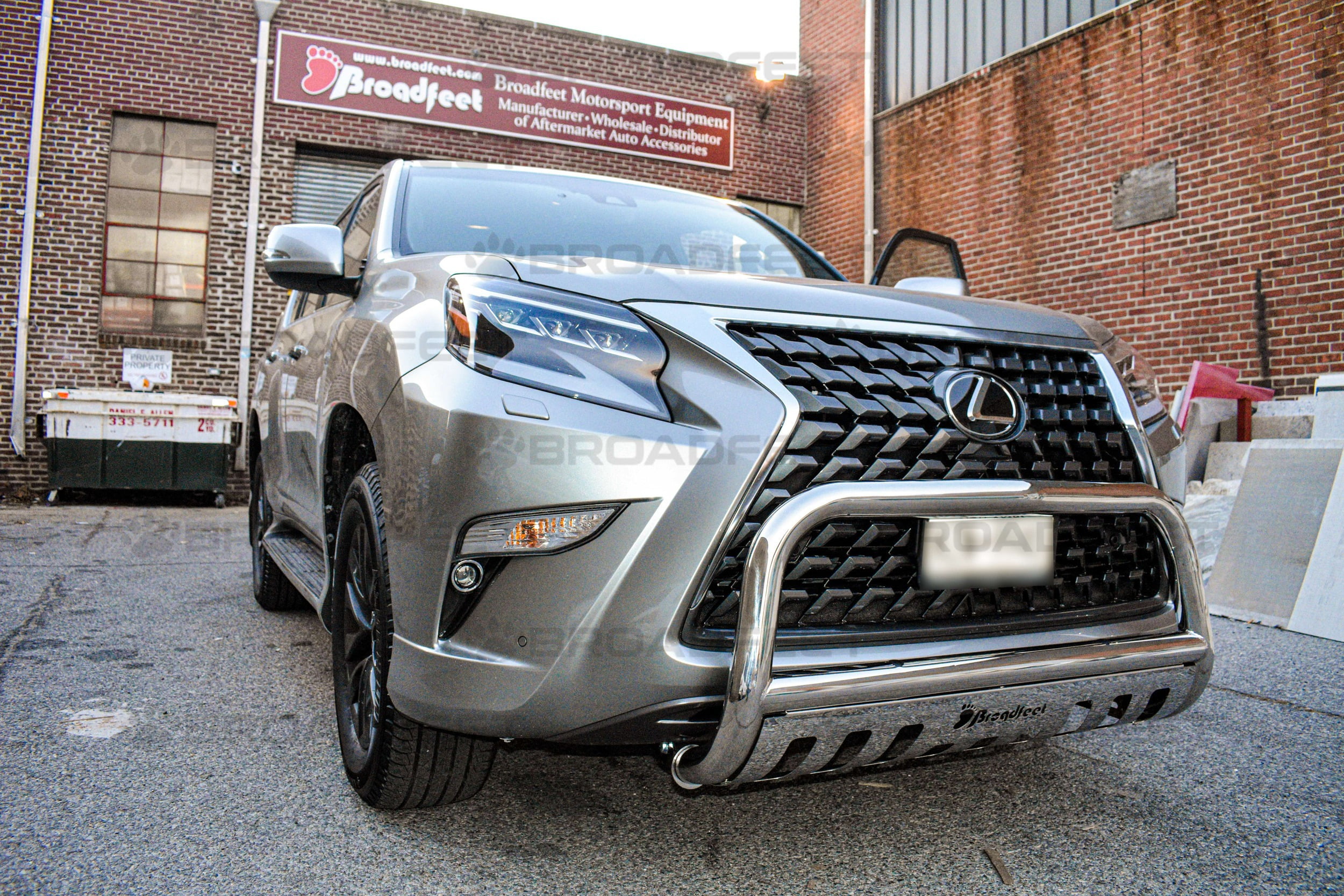 fits Lexus GX 2014-2023 Front Bull Bar with Skid Plate (DW6) Bumper ...