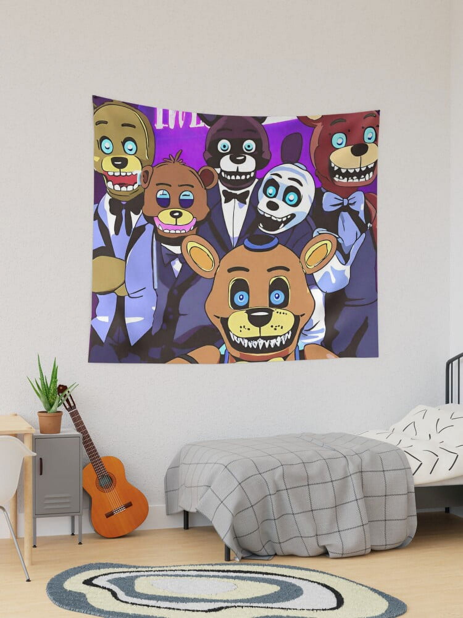 five nights at freedy's fnaf art for print Tapestry Tapestries Wall ...