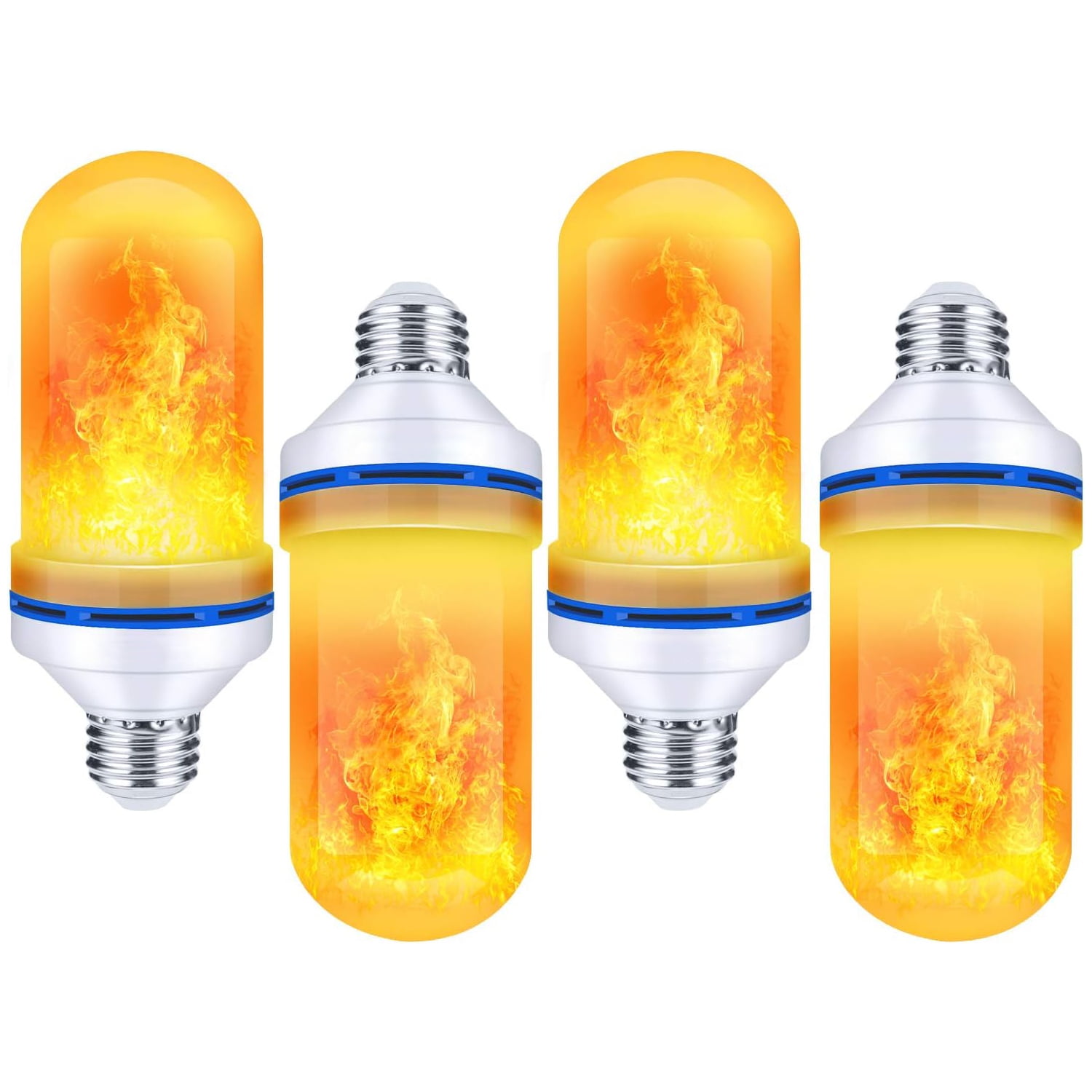 Be Home LED Flame Light Bulbs, Flickering Flame Effect, 4 Modes, E26 ...