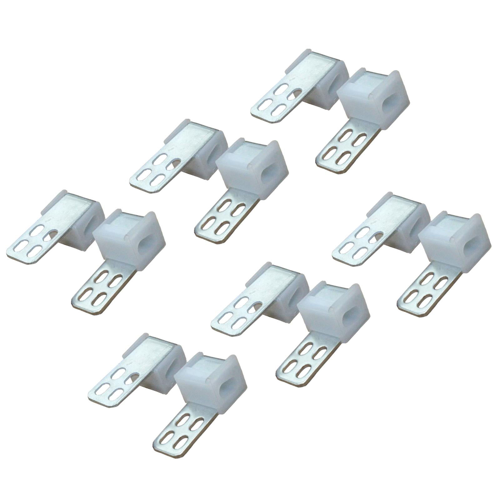 flameer 12 Pack Upholstery Spring Clips 4 Holes Sofa Fixed Spring Clip ...