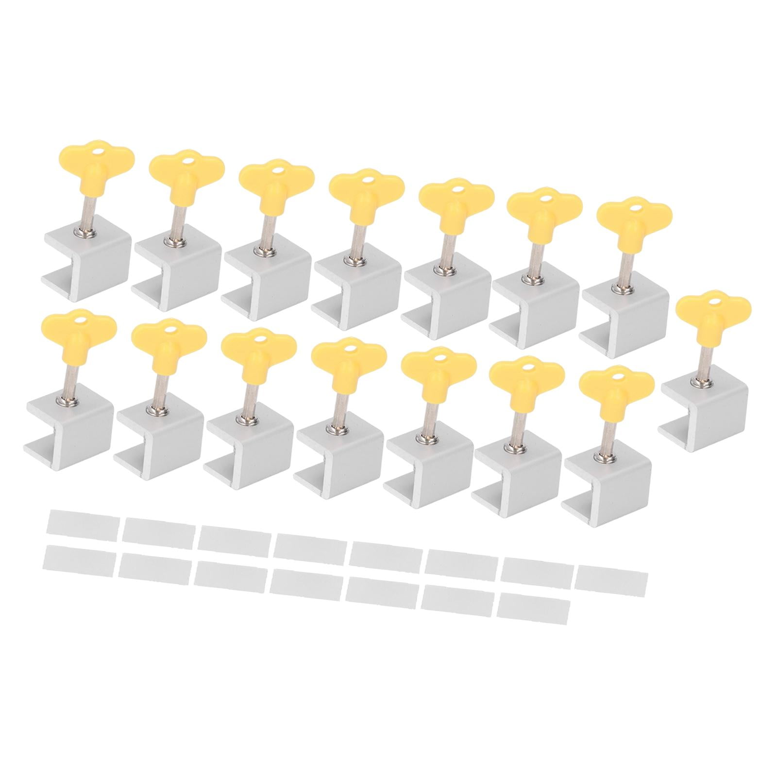 flameer 15 Pieces Sliding Door Locks Aluminum Alloy Security latches ...