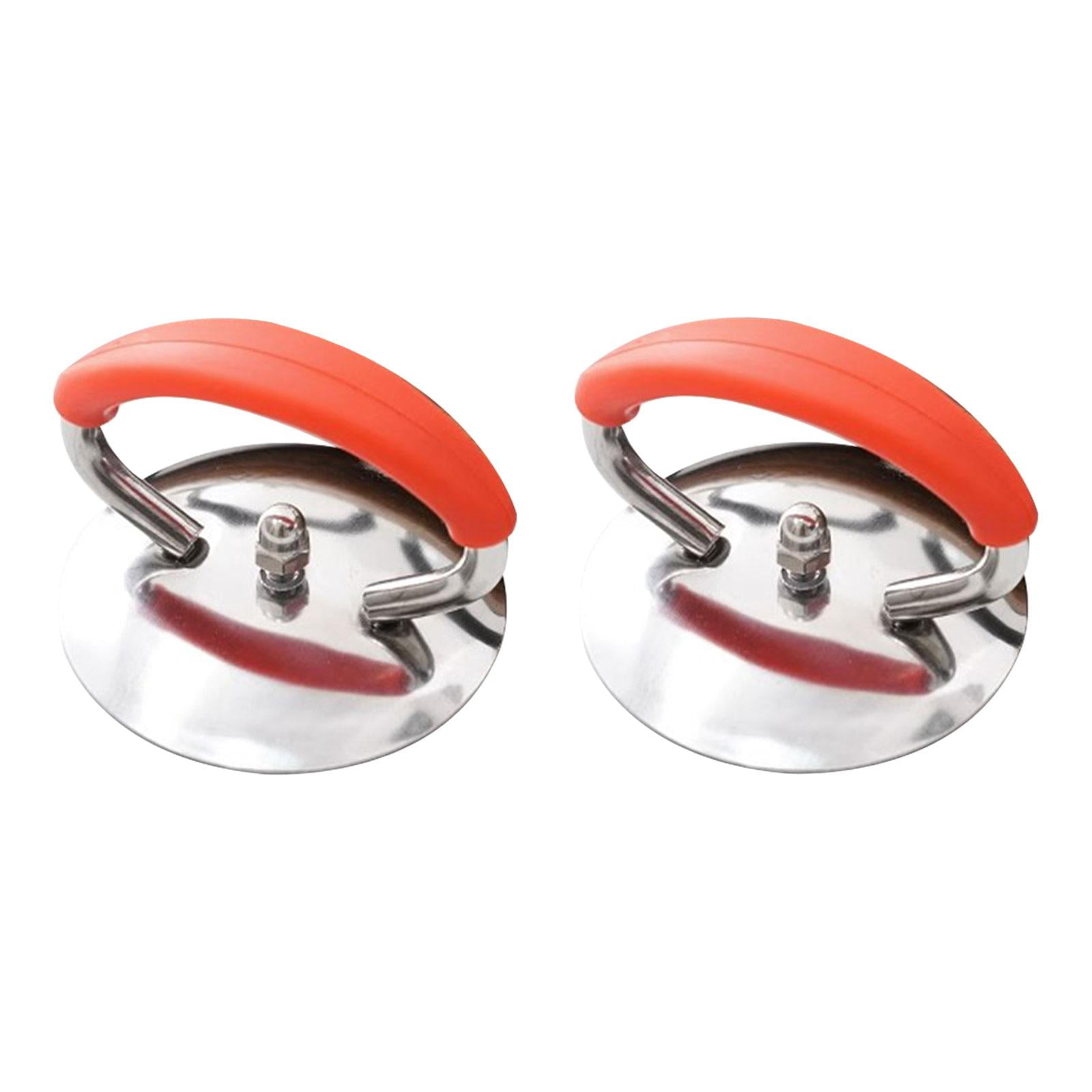 flameer 2 Pieces Universal Pot Lid Cover Portable Heat Resistant ...