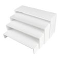 flameer 4 Pieces Acrylic Display Riser Jewelry Display Shelf Riser for ...