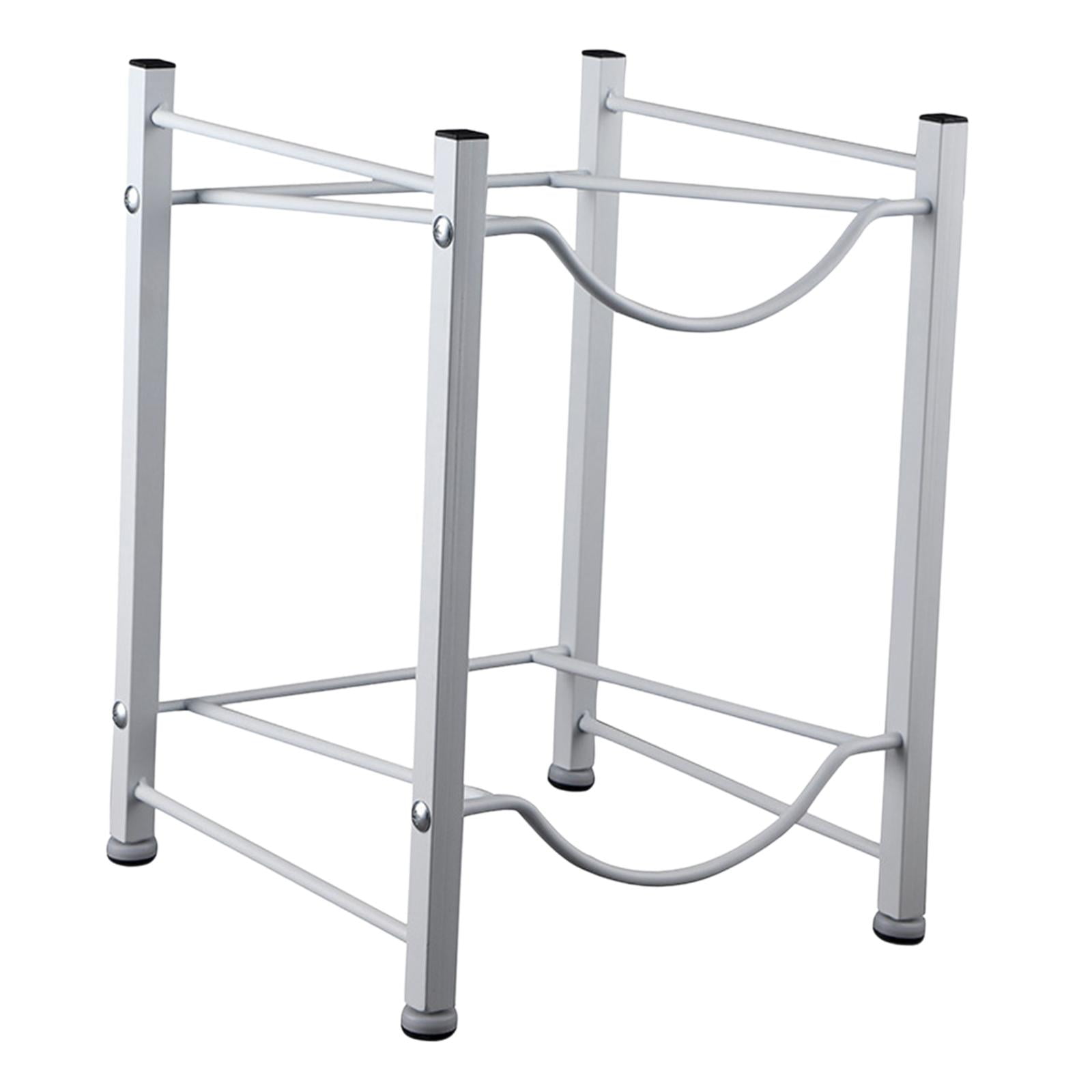 flameer 5 Gallon Water Bottle Holder Carbon Steel 2 Tier Stand Water ...