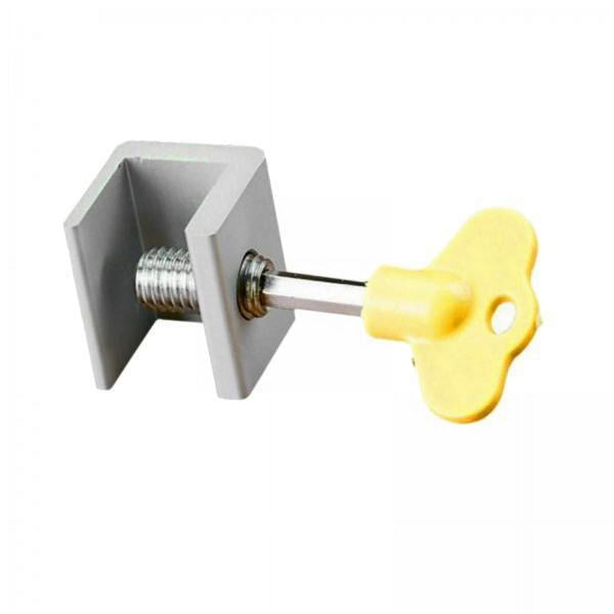 flameer 6xSliding Window Locks with Key Window Locks Security Door Stop ...