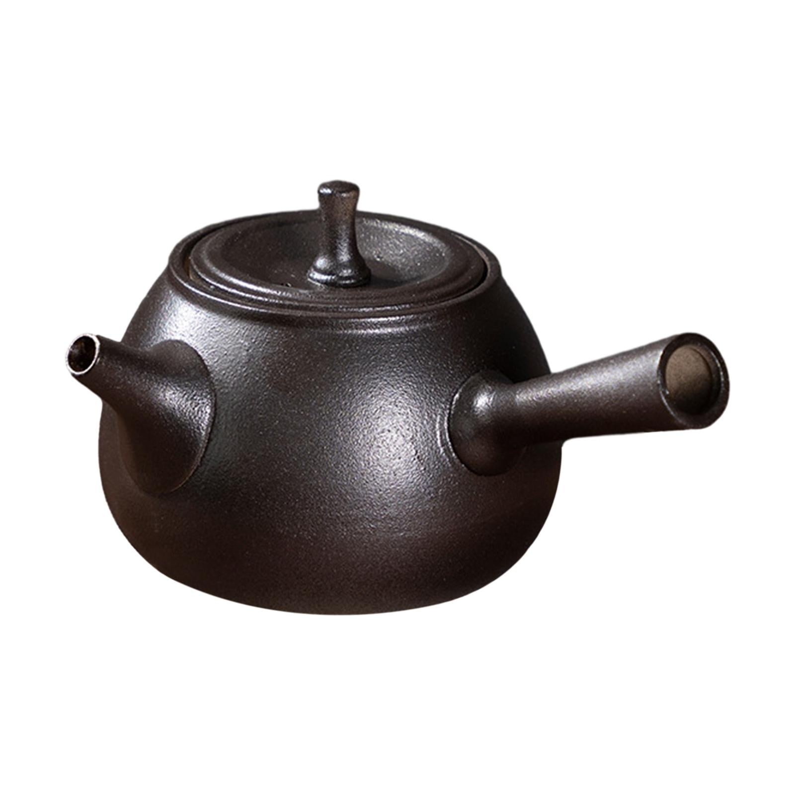 flameer 800ml Ceramic Teapot Blooming and Loose Tea Leaf Kettle Rustic ...