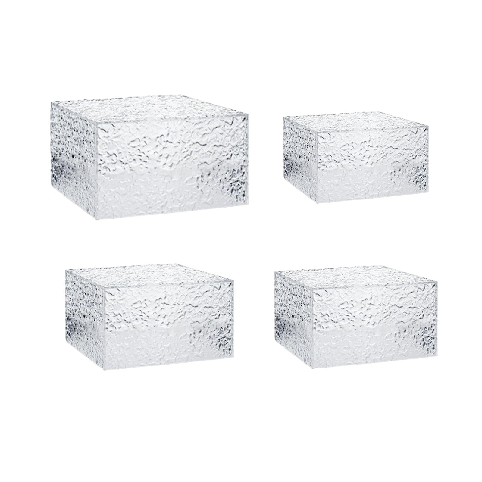 flameer Acrylic Cube Display Box Riser Buffet Riser for Catering Action ...