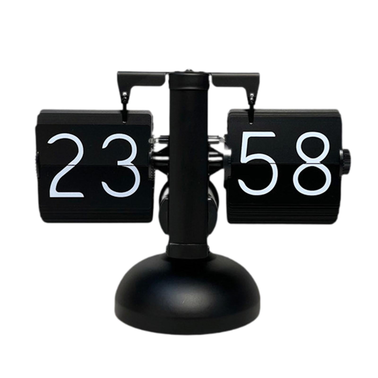 flameer Auto Flip Clock Creative Automatic Page Turning Clock for Hotel ...
