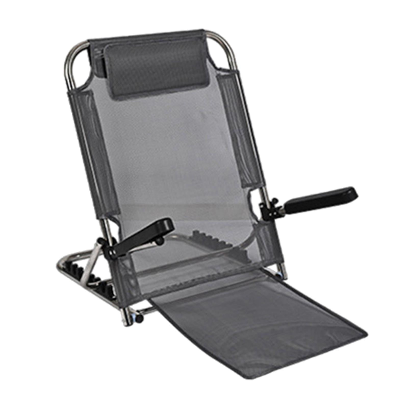 flameer Bed Backrest Support Adjustable Angle Folding with Armrests Sit ...