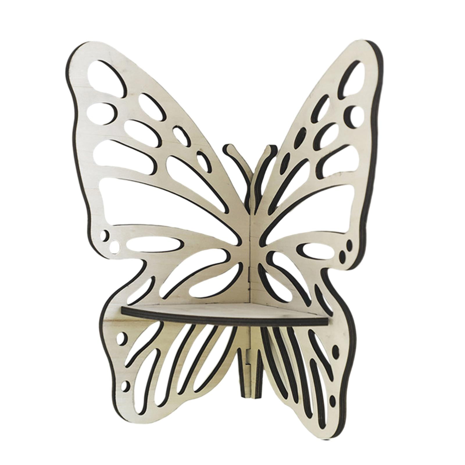flameer Butterfly Corner Shelf /Butterfly Shape/ Storage Rack /Display ...