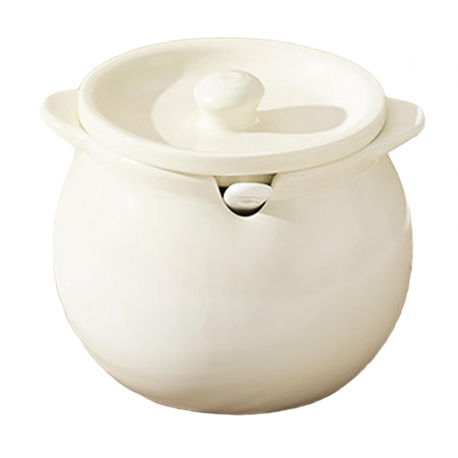 flameer Ceramic Food Containers, Kitchen Canisters, Pantry with Spoon ...