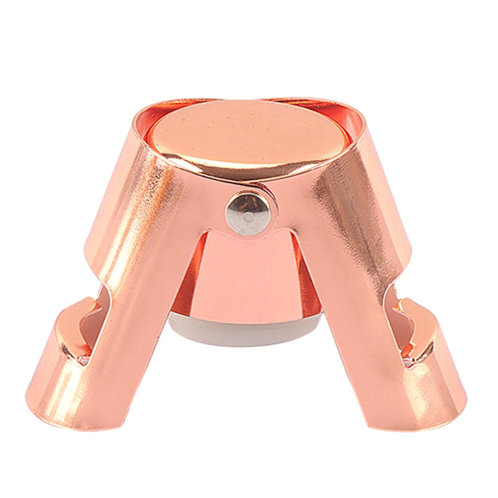 flameer Champagne Bottle Stopper Sparkling Bottle Plug Built in Sealing ...