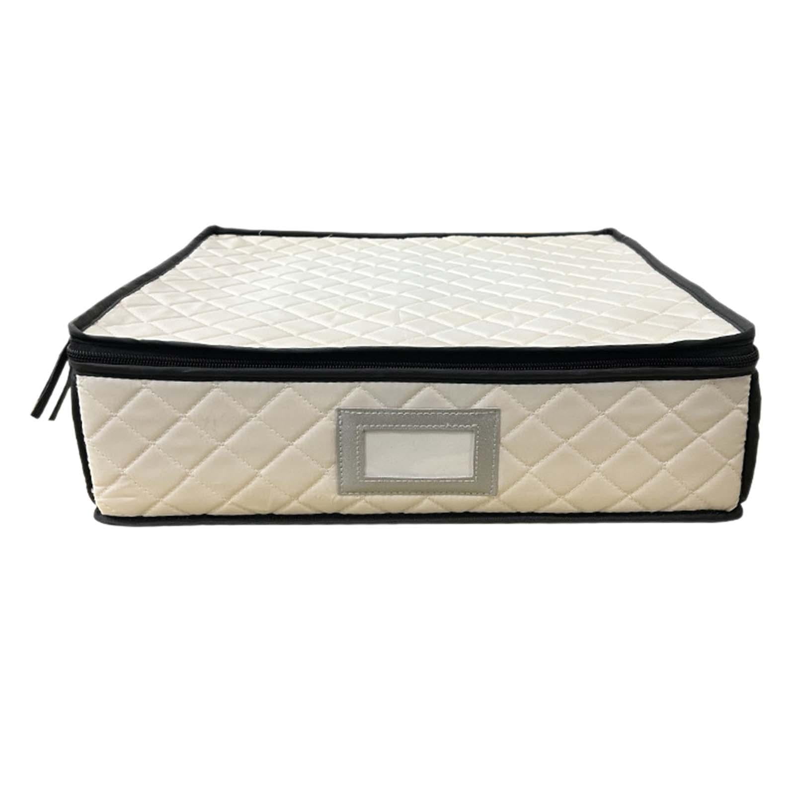 flameer China Storage Case Moving Supplies Hard Shell Case for Saucers ...