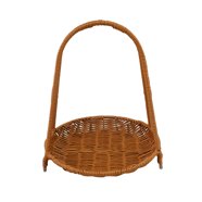 Simplify 2 Pack Large Woven Shelf Storage Basket in Grey - Walmart.com