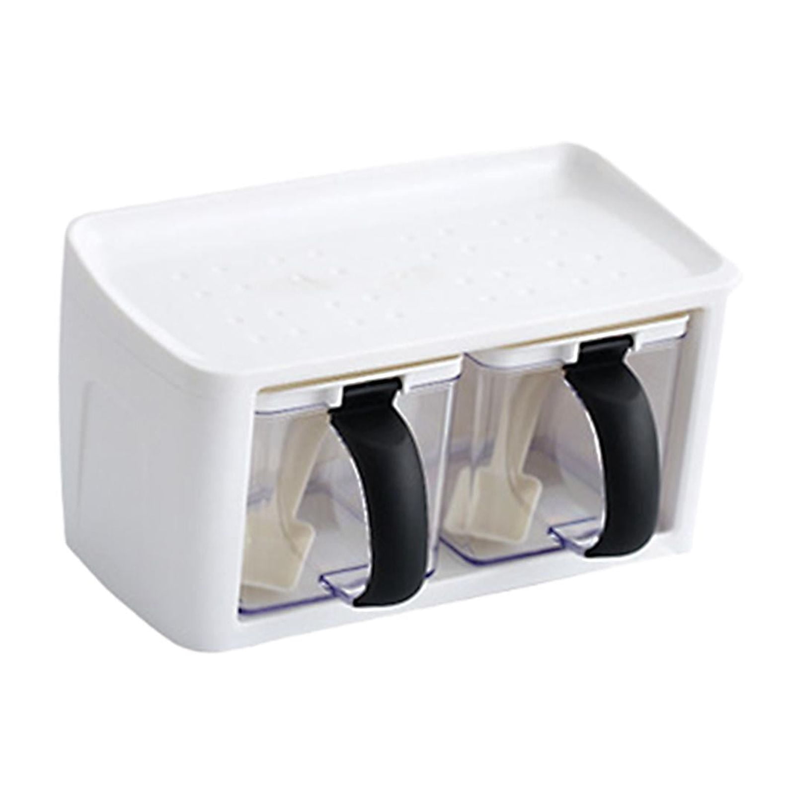 flameer Condiment Jars with Spoon Multipurpose Kitchen Utensils Food ...