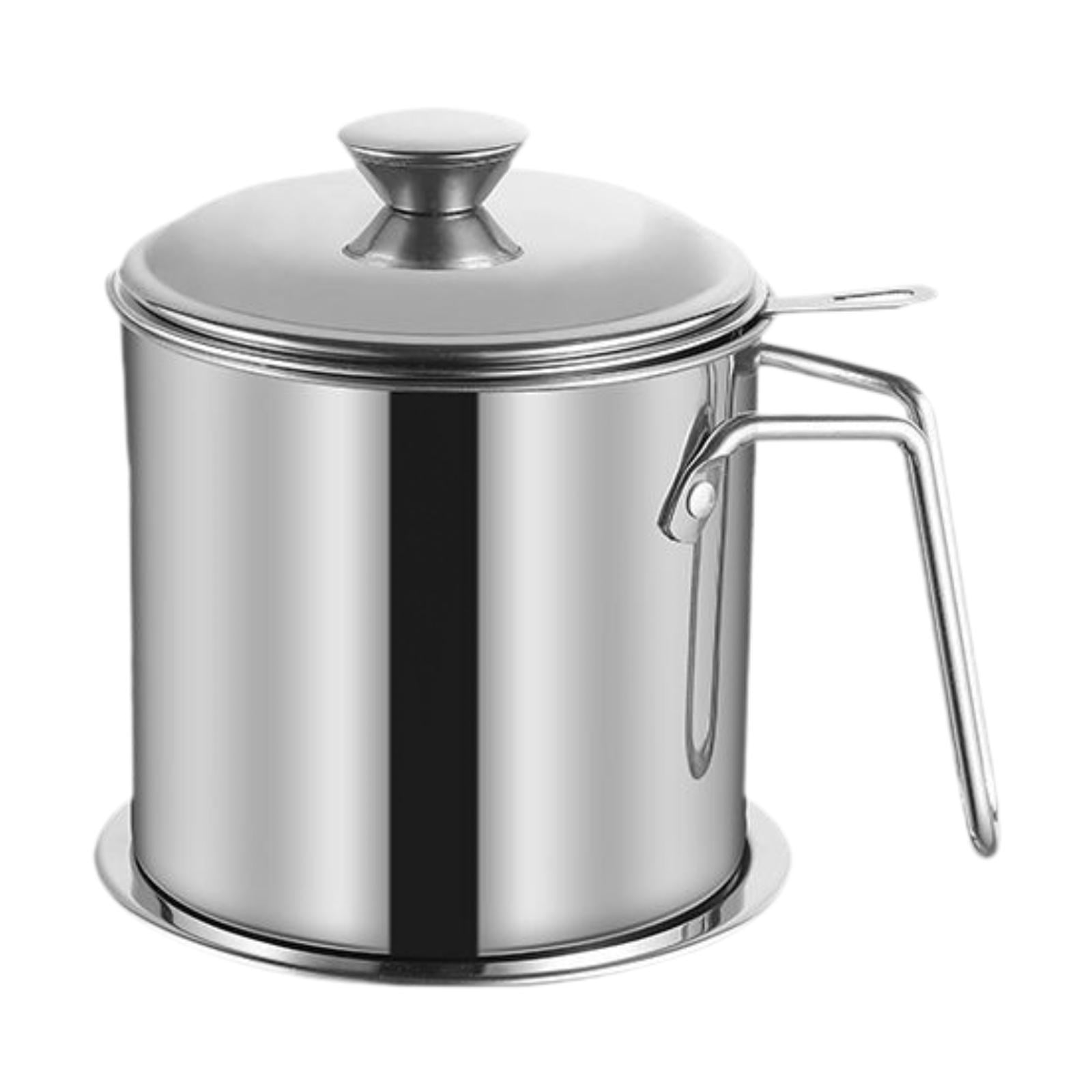 flameer Container with No Drip Frying Oil Storge Strainer - Walmart.com